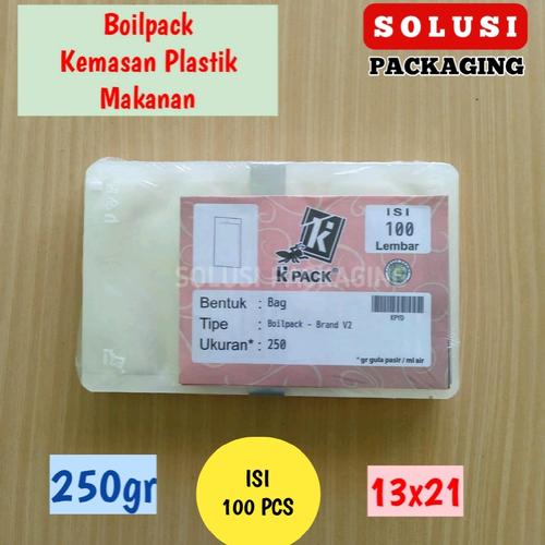 Jual isi 100 BOILPACK 250gr KEMASAN PLASTIK MAKANAN DAPAT DIPANASKAN ...