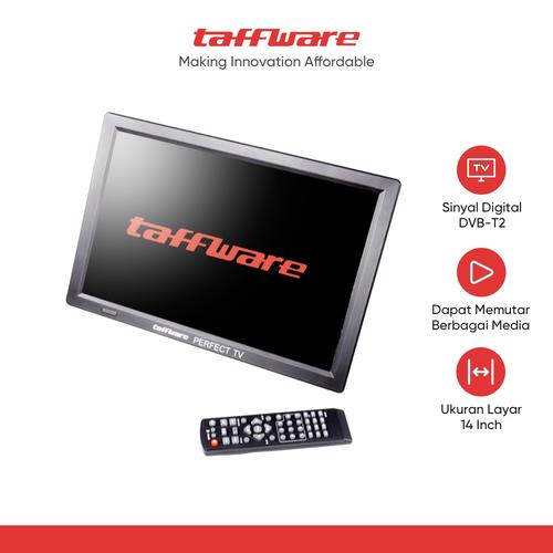 Promo Taffware Portable HD TV Monitor 12 Inch DVB-T2 + Analog - D12 ...