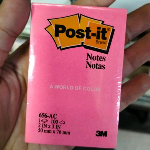 Jual post it 3M 656 warna pink memo tempel kuat - Jakarta Utara - Toko ...