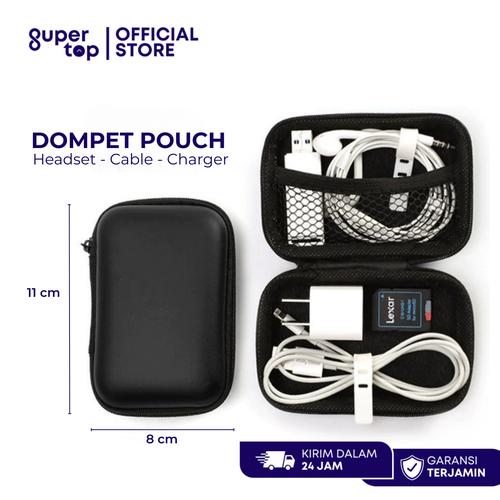 Jual Dompet Charger Headset Portable / Pouch Tempat Penyimpanan Charger ...
