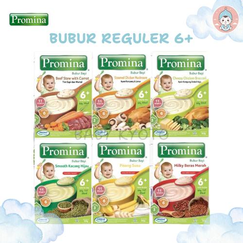 Promo BK Promina Bubur Reguler 6+ 120 Gr Makanan Mpasi Bayi Instant ...