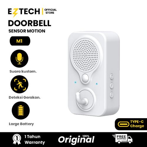 Promo EZTECH Bel Pintu Sensor Motion Sensor Gerak Infrared Otomatis Bunyi 20 Nada Sensor Pintu ...