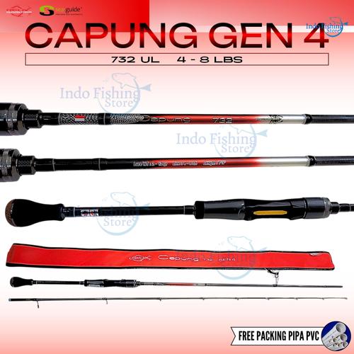Promo Joran Capung Spiderman 732 4-8lb GEN 4 Relix Nusantara 2 piece warna merah SP BC Free ...