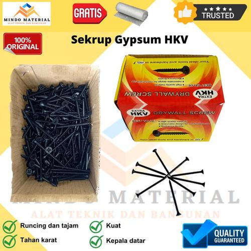 Jual Sekrup Gypsum Drywall Screw HKV Per Kotak - 1 1/2 inci - Kab ...