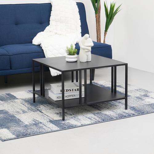 Promo INFORMA SPENCER MEJA TAMU SQUARE - HITAM - Putih Cicil 0% 3x ...