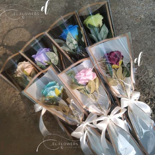 Jual single rose | buket 1 tangkai bunga mawar cocok untuk hadiah ...