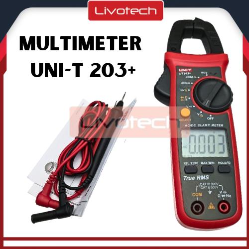 Jual UNI-T UT203+ Digital Clamp Tang Meter Multitester Original UT-203 ...