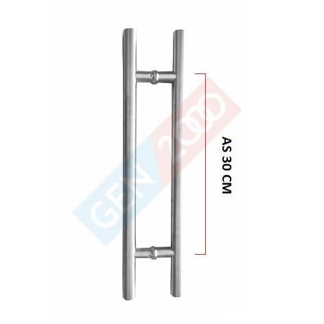 Jual Handel Pintu Kaca Stainless Pull Handle Pipa Bulat 802 AS 30 x 45 ...