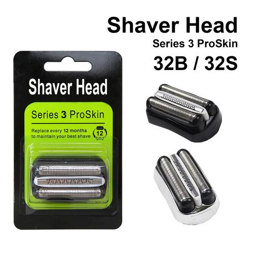 Jual Braun Shaver Head Series 3 ProSkin 32B / 32S Cukur Rambut Jenggot ...