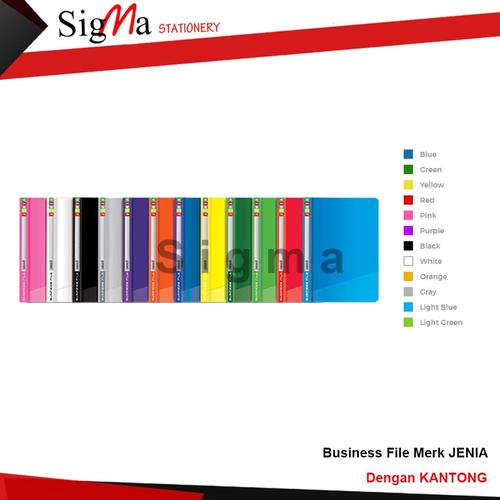 Jual Map Dokumen / Business File JENIA Kantong (Lusin) - Putih, Tanpa ...