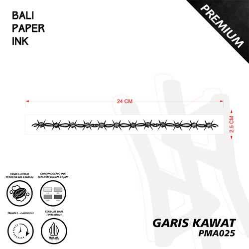Jual Tato Garis Kwt PMA025 Temporary Stiker Tatto By Bali Paper Ink ...