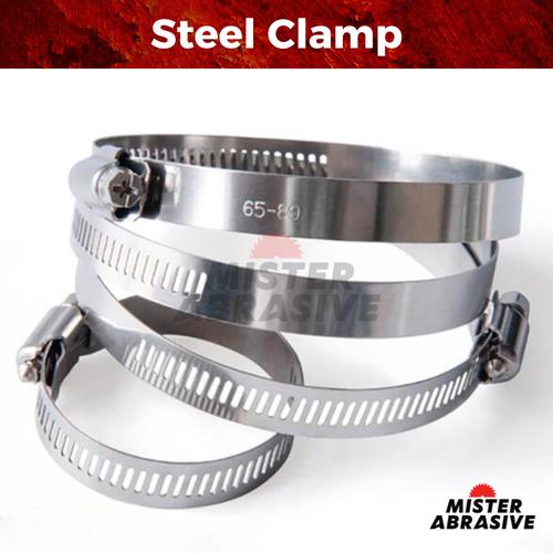 Jual Klem Selang Pipa Besi Stainless Steel 201 - Half Steel (+), 21 ...