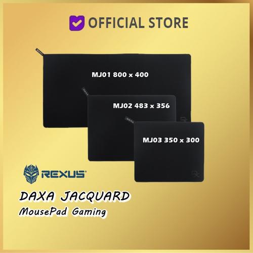 Jual Rexus Daxa Jacquard MJ01 / MJ02 / MJ03 Deskmat Mousepad Gaming Hitam Mouse - MJ01 - Jakarta ...