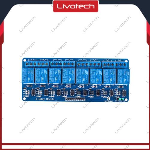 Jual Module Relay 8 Channel 5V Optocoupler 250Vac 30Vdc DC-AC Modul ...
