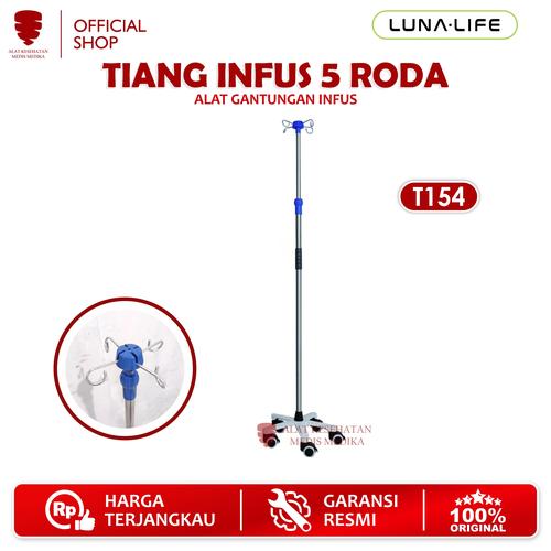 Jual Tiang Infus Kaki 5 Roda Luna Life Alat Peralatan Rawat Inap Pasien ...