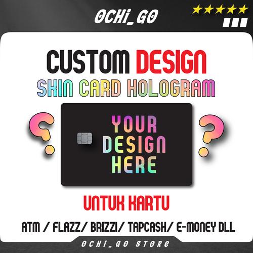 Promo CUSTOM Stiker Skin Card Kartu Atm Garskin Kartu Atm | Bebas ...