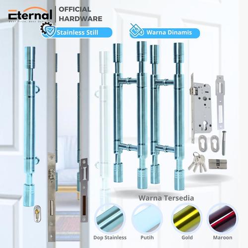 Promo Paket Handle Pintu Kupu Tarung Set Kunci Model Kaki Tembus Tipe ...