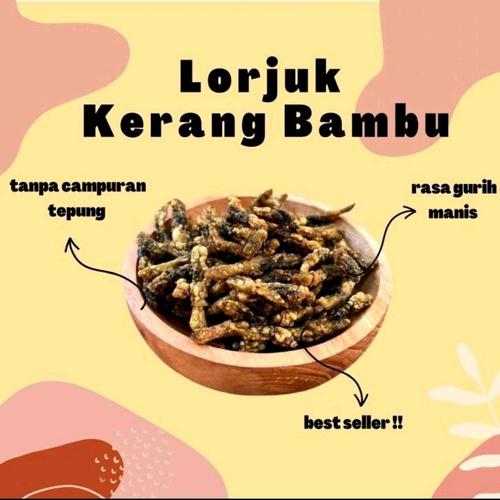 Jual (Oleh Oleh Surabaya) Keripik Lorjuk/Kerang Bambu Gurih Manis 250gr ...