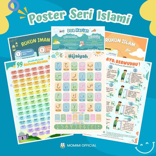 Jual Poster Edukasi Anak Islami | Poster Anak Islami | Poster Anak ...
