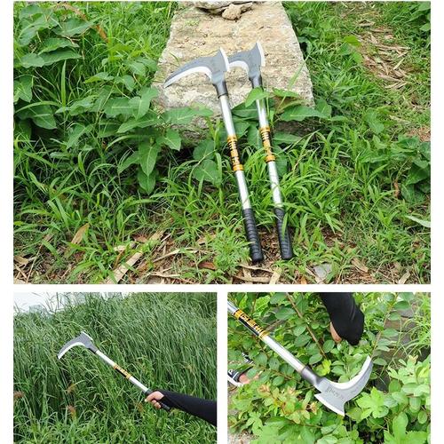 Jual Alat Sabit Kapak Pemangkas Pisau Babatan Rumput Ganda 2in1 Bahan ...