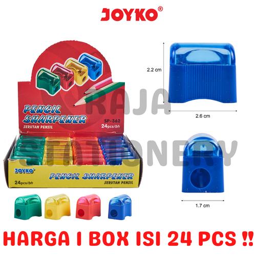 Promo JOYKO SHARPENER SERUTAN ROTI RAUTAN PENCIL KAYU PERUNCING SP-362 ...