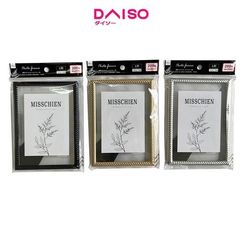 Jual Daiso Clear Aluminum Photo Frame -Twisted - For Size L Photo ...