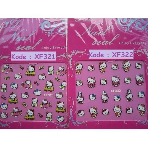 Jual Nail Art Sticker / Tempelan kuku / stiker kuku Hello Kitty - Kota ...
