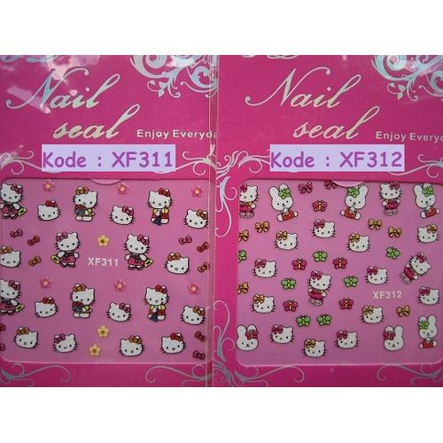 Jual Nail Art Sticker / Tempelan kuku / stiker kuku Hello Kitty - Kota ...
