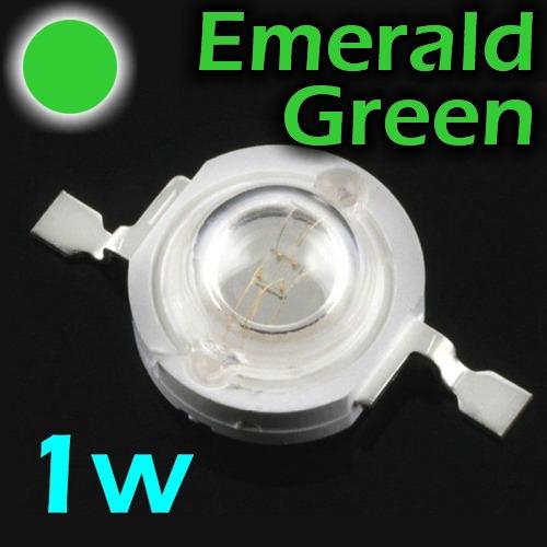 Jual High Power LED 1W Emerald Green Emitter Bead - Biji LED Super ...