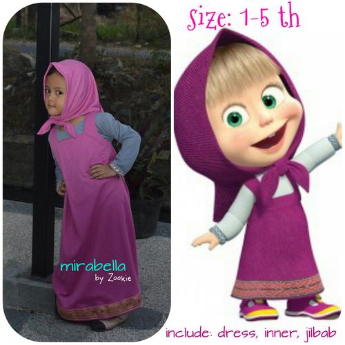 Jual Baju Masha And The Bear - Mirabella, 5 Th - Kota Surabaya - Deehana | Tokopedia