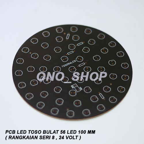 Jual PCB Toso Bulat Seri 8 Led (24 Volt ) 56 Led , 100 mm - Jakarta ...