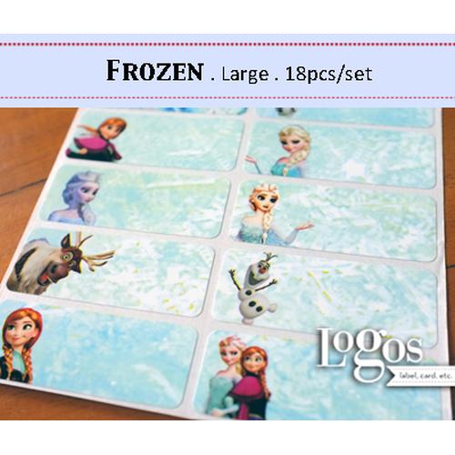 Jual Frozen Sticker Large (16pcs). Name Label. Stiker Elsa Anna Olaf ...