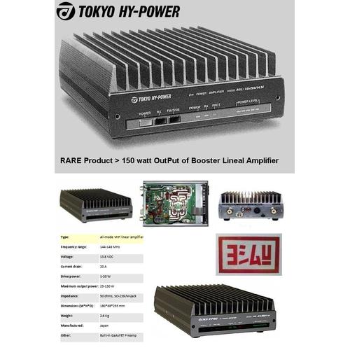 Jual Tokyo Hy-Power HL-165VKX the 144MHz Booster Power Amplifier ...