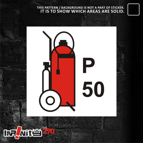 Jual sticker safety sign K3 IMPA wheeled powder fire extinguisher WSCKP ...