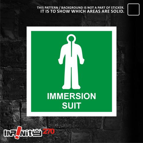 Jual sticker safety sign K3 IMPA immersion suit WSCKP-144 - Kota Bekasi ...