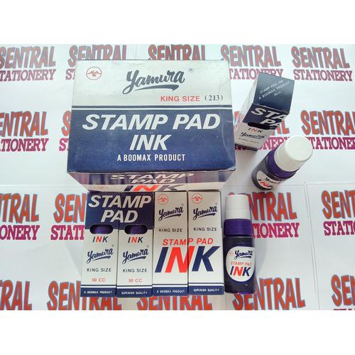 Jual yamura stamp pad ink king size tinta stempel ~ ekspedisi 50 cc no ...
