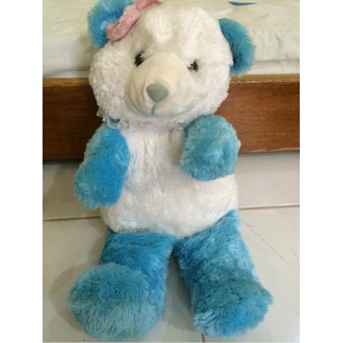 Promo Boneka Karakter beruang imut Putih Biru Ukuran Besar Big ...