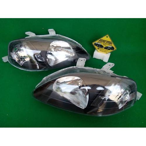 Jual headlamp/lampu depan blackhousing civic ferio facelift 2000 - Kota ...