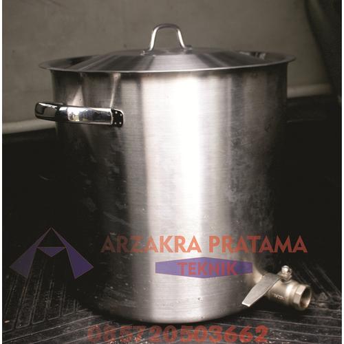 Jual WATER BOILER/CONTAINNER STAINLESS STEEL W/KRAN 16 liter 304 - 201 ...
