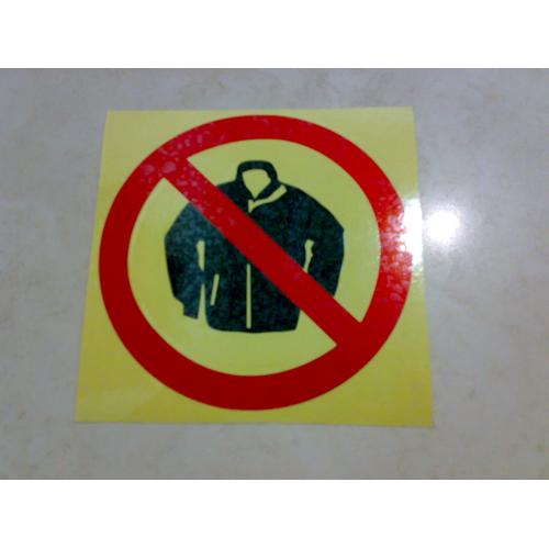 Jual (stiker) sticker sign no jacket - Kab. Sidoarjo - advance sticker ...