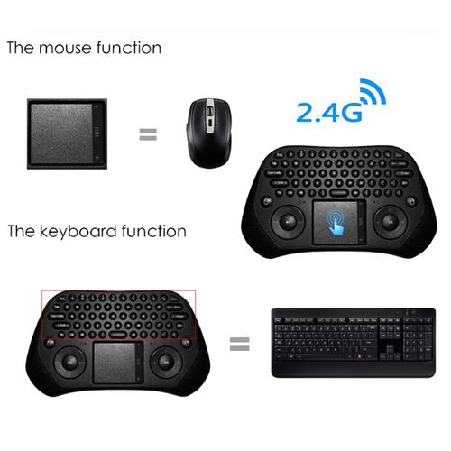 Jual MEASY Mini Keyboard Mouse TouchPad - Joystick / GamePad Shape ...