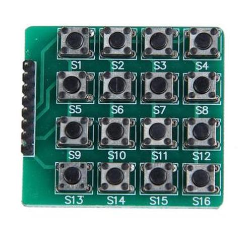 Jual 4x4 Matrix 16 Keypad Keyboard Module 16 Button Mcu for Arduino ...
