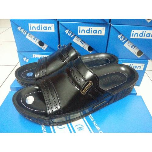 Jual Sendal INDIAN Original 437 Black - Hitam, 38 - Kota Bandung ...