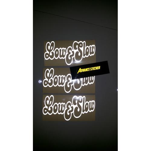 Jual (stiker) sticker mobil low & slow ukuran 10x20 cm - Kab. Sidoarjo ...