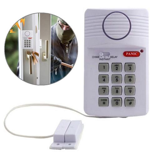 Jual Security Keypad Door Ring Alarm System w/ Panic Button For Home ...