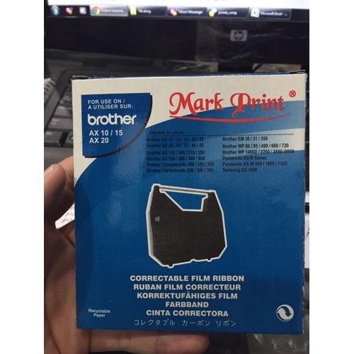Jual Ribbon cartridge Typewriter BROTHER AX 10 / 15 / 20 "Mark Print ...