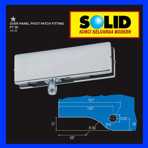 Jual Panel Pintu Kaca / Over Pane Pivot Patch Fitting SOLID PT 30 - Jakarta Barat - safetylock ...