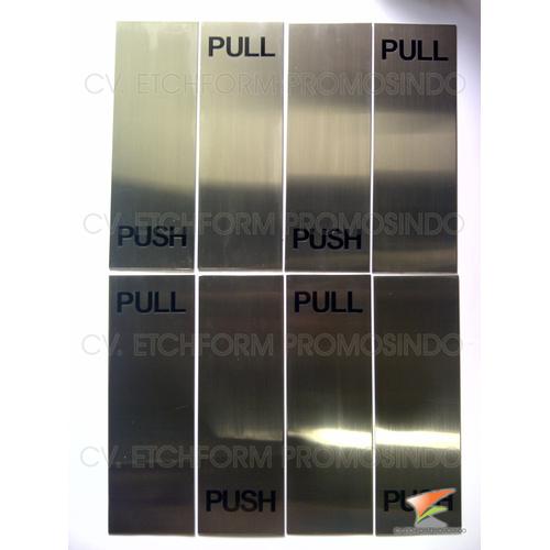 Jual Panel Plate / Name Plate - Stainless Steel/Kuningan 0,5mm ...