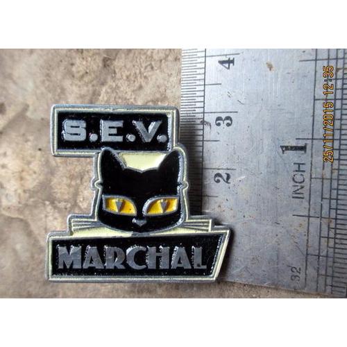Jual VINTAGE S.E.V. MARCHAL FOG LIGHTS SIGN HISTORY CAR BADGE CAT LOGO ...