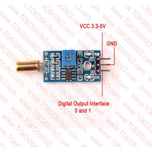 Jual TILT SENSOR MODULE SW520D MODUL SENSOR KEMIRINGAN ANGLE SENSOR ...